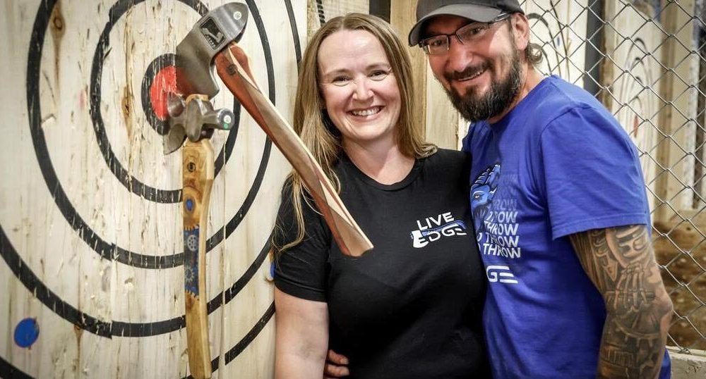 Calgary couple find their 'Zen' through axe throwing, compete in world ...