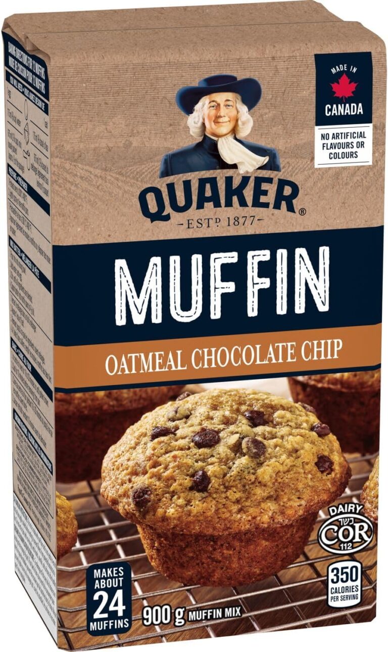 Quaker Muffin Mix Oatmeal Chocolate Chip, 900g - Canada News Media